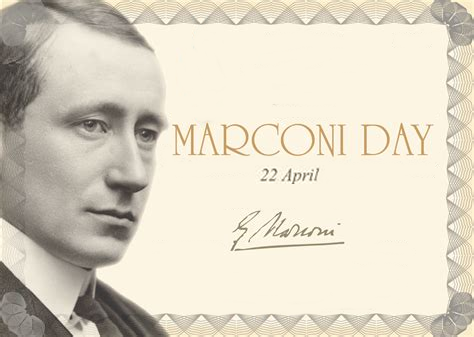 Today is International Marconi Day